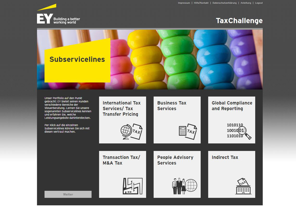 Sieger gesucht! EY TaxChallenge geht in die 1. (virtuelle) Runde ...