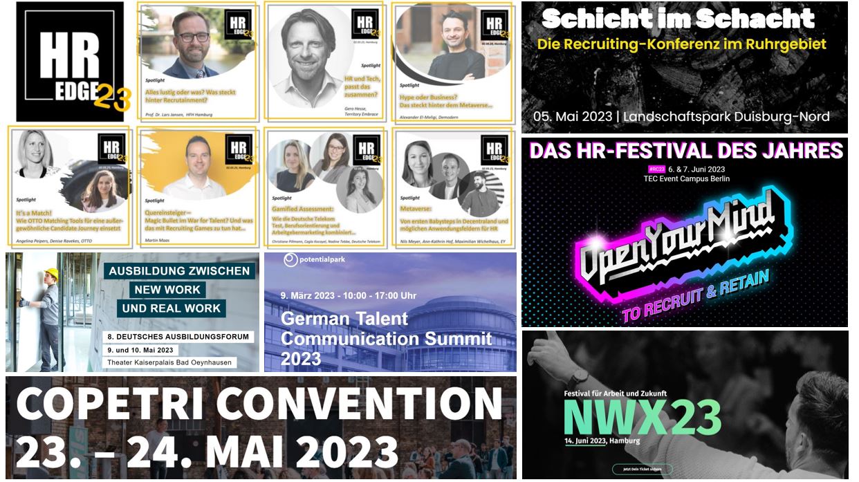 Spannende HR-Events in 2023 - die erste Jahreshälfte... - Recrutainment ...